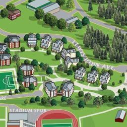 Washington and Lee University AnyMap Interactive Campus Map