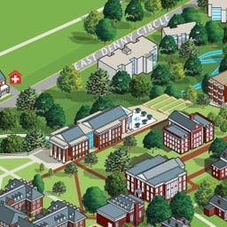 Washington and Lee University AnyMap Interactive Campus Map