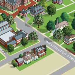 Washington and Lee University AnyMap Interactive Campus Map