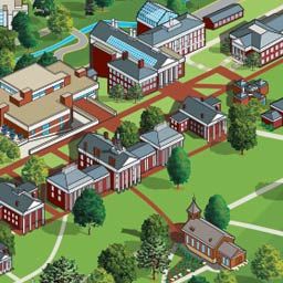 Washington and Lee University AnyMap Interactive Campus Map