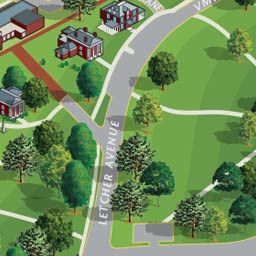 Washington and Lee University AnyMap Interactive Campus Map