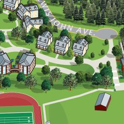 Washington and Lee University AnyMap Interactive Campus Map